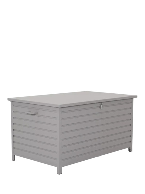 KETTLER Pebble Medium Aluminium Garden Storage Box, Grey by John Lewis ...