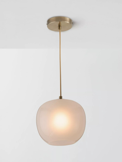 John Lewis Magnolia Pendant Ceiling Light, Antique Brass by John Lewis ...