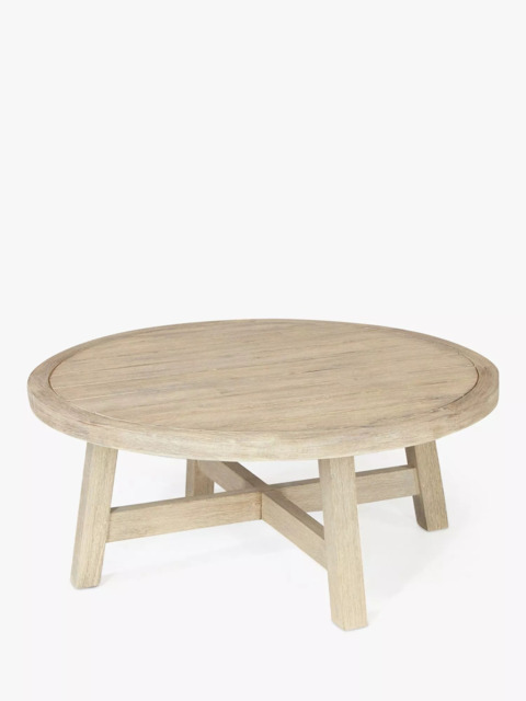 KETTLER Cora Round Garden Coffee Table, FSC-Certified (Acacia Wood ...