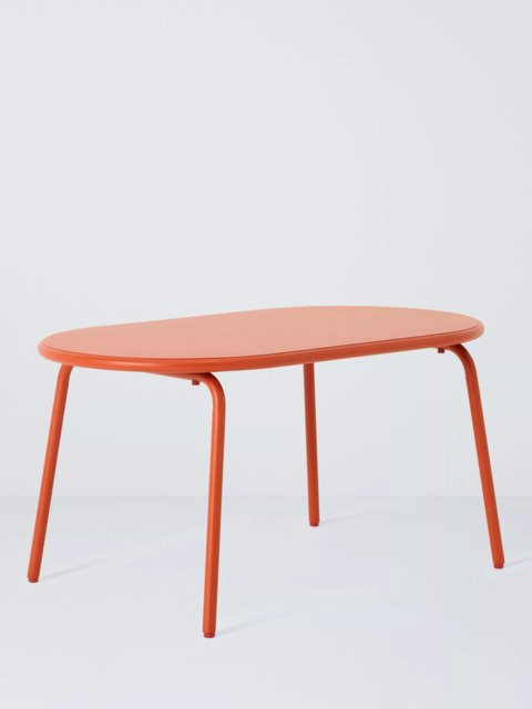 John Lewis Oval Metal Garden Coffee Table, 90cm, Seconds by John Lewis ...