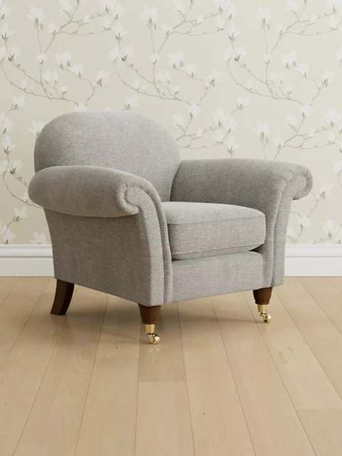 Laura Ashley Mortimer Armchair, Teak Leg by John Lewis & Partners ...