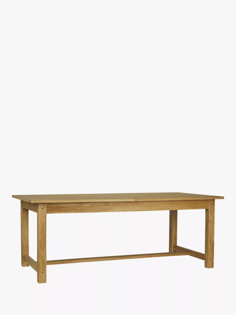 Laura Ashley Milton 6-8 Seater Extending Dining Table, Oak by John ...