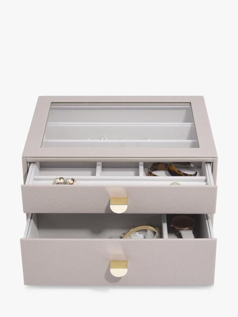 Stackers Classic 2 Drawer Jewellery Box by John Lewis & Partners ...