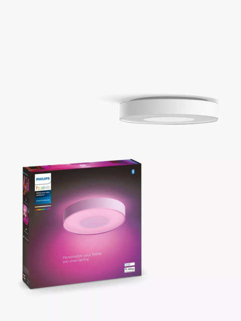 Philips Hue Infuse LED Smart Semi Flush Ceiling Light by John Lewis ...