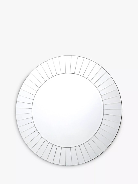 Där Lahaina Round Sundial Glass Wall Mirror, 80cm, Clear by John Lewis ...