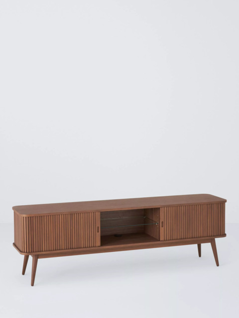 John Lewis Grayson Large TV Unit, Dark Brown by John Lewis & Partners ...