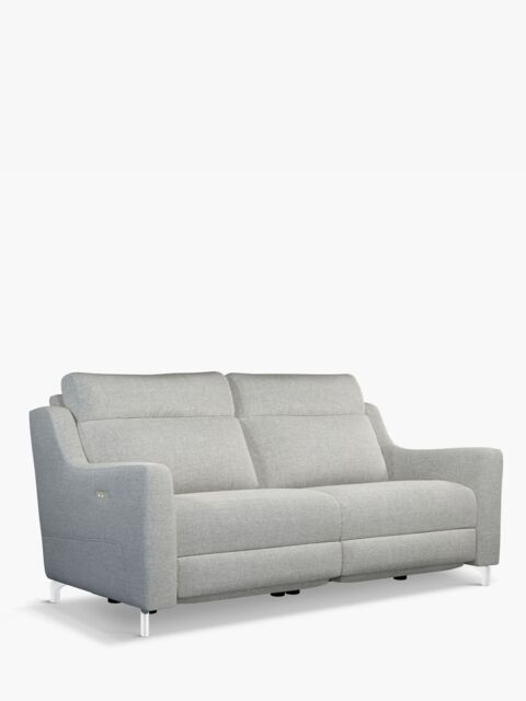 John Lewis Elevate Large 2 Seater Power Recliner Sofa, Metal Leg ...