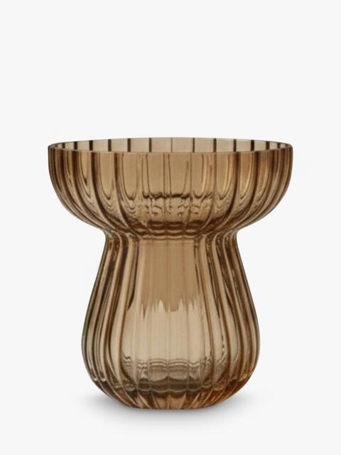 Truly Small Ribbed Glass Vase, H11cm by John Lewis & Partners ...