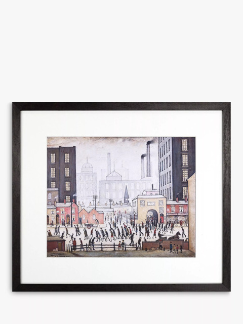 John Lewis LS Lowry 'Coming From The Mill 1930' Framed Print & Mount ...
