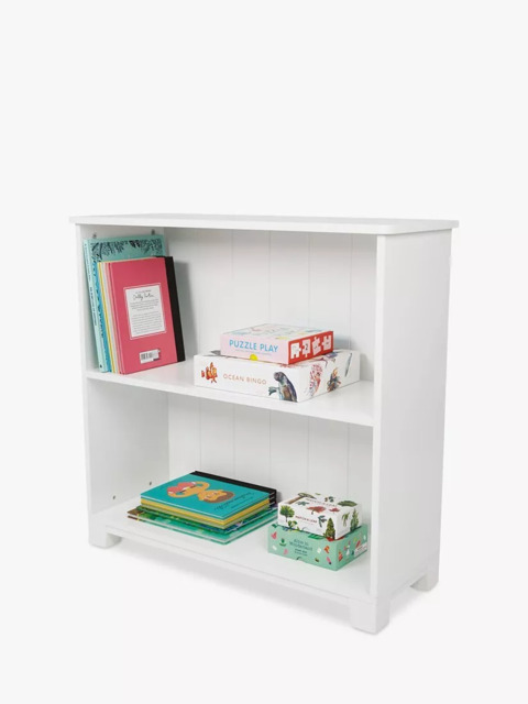 Great Little Trading Co Crompton Low Bookcase, White by John Lewis ...