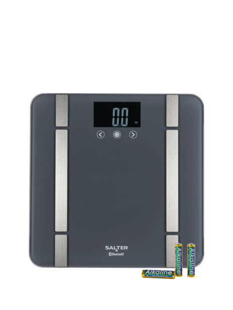 Salter Smart Bathroom Scale, Charcoal by John Lewis & Partners | ufurnish.com