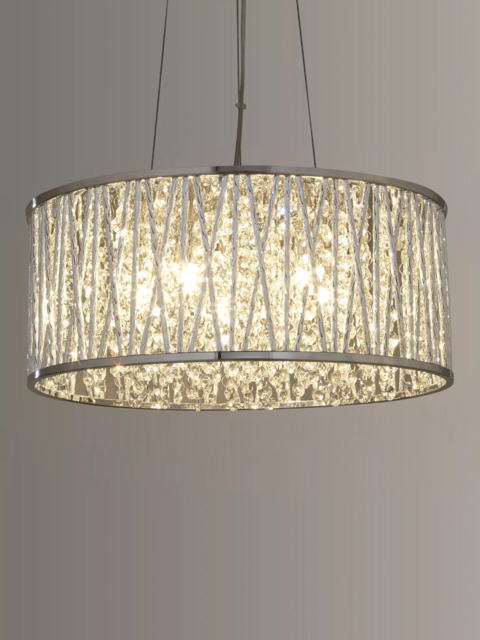 John Lewis Emilia Large Crystal Ceiling Light by John Lewis & Partners ...