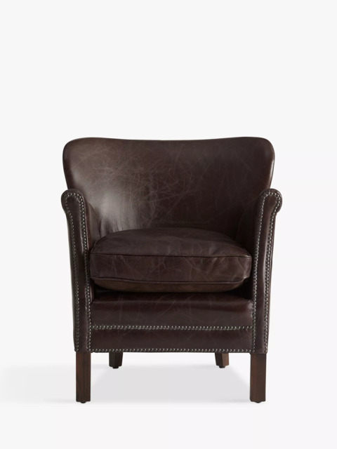 Halo Little Professor Leather Armchair by John Lewis & Partners ...