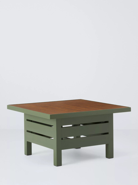 John Lewis Platform Height-Adjustable Square Garden Casual Dining Table ...