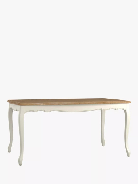 Laura Ashley Provencale 6-8 Seater Extending Dining Table, Ivory by ...