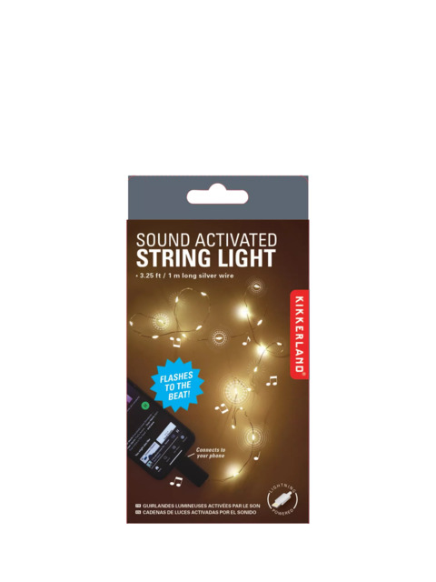 Kikkerland Sound Activated String Light by John Lewis & Partners ...