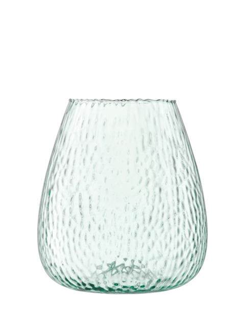 LSA International Canopy Seed Recycled Glass Vase, H25cm, Clear by John ...