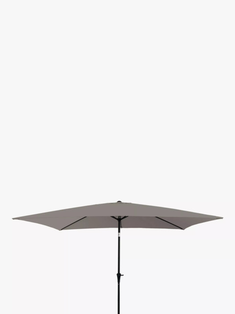 John Lewis Aluminium Wind-Up Parasol, 3 x 2m by John Lewis & Partners ...