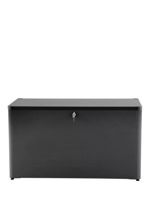 Pacific Rhode Island Small Cushion Box, Black by John Lewis & Partners ...