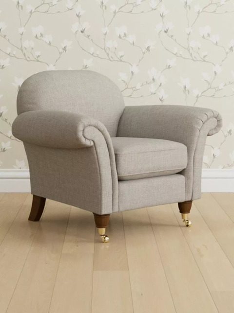 Laura Ashley Mortimer Armchair, Teak Leg by John Lewis & Partners ...