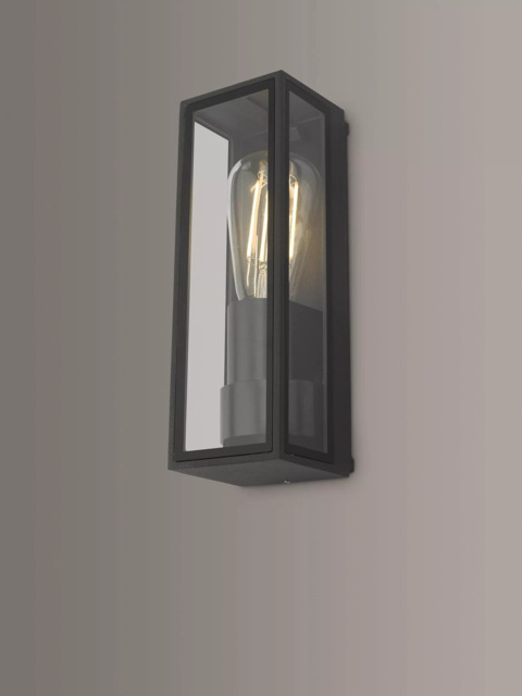 Där Taryn Outdoor Wall Light, Anthracite by John Lewis & Partners ...