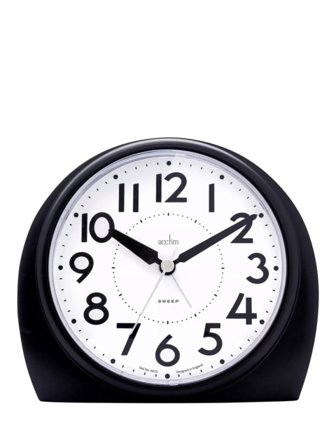 Acctim Analogue Jumbo Alarm Clock, Black by John Lewis & Partners ...