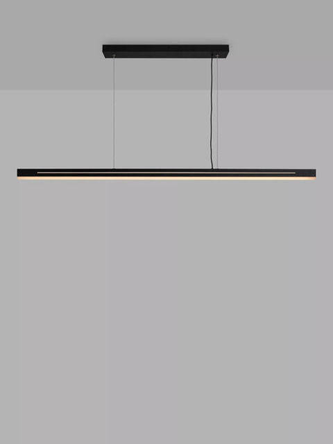 Norldux Skylar LED Bar Ceiling Light, Black by John Lewis & Partners ...