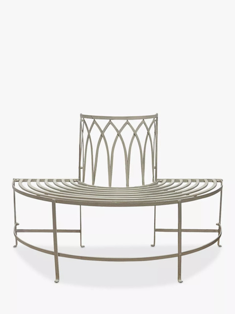 Gallery Direct Maggio 2-Seater Metal Garden Tree Bench by John Lewis ...