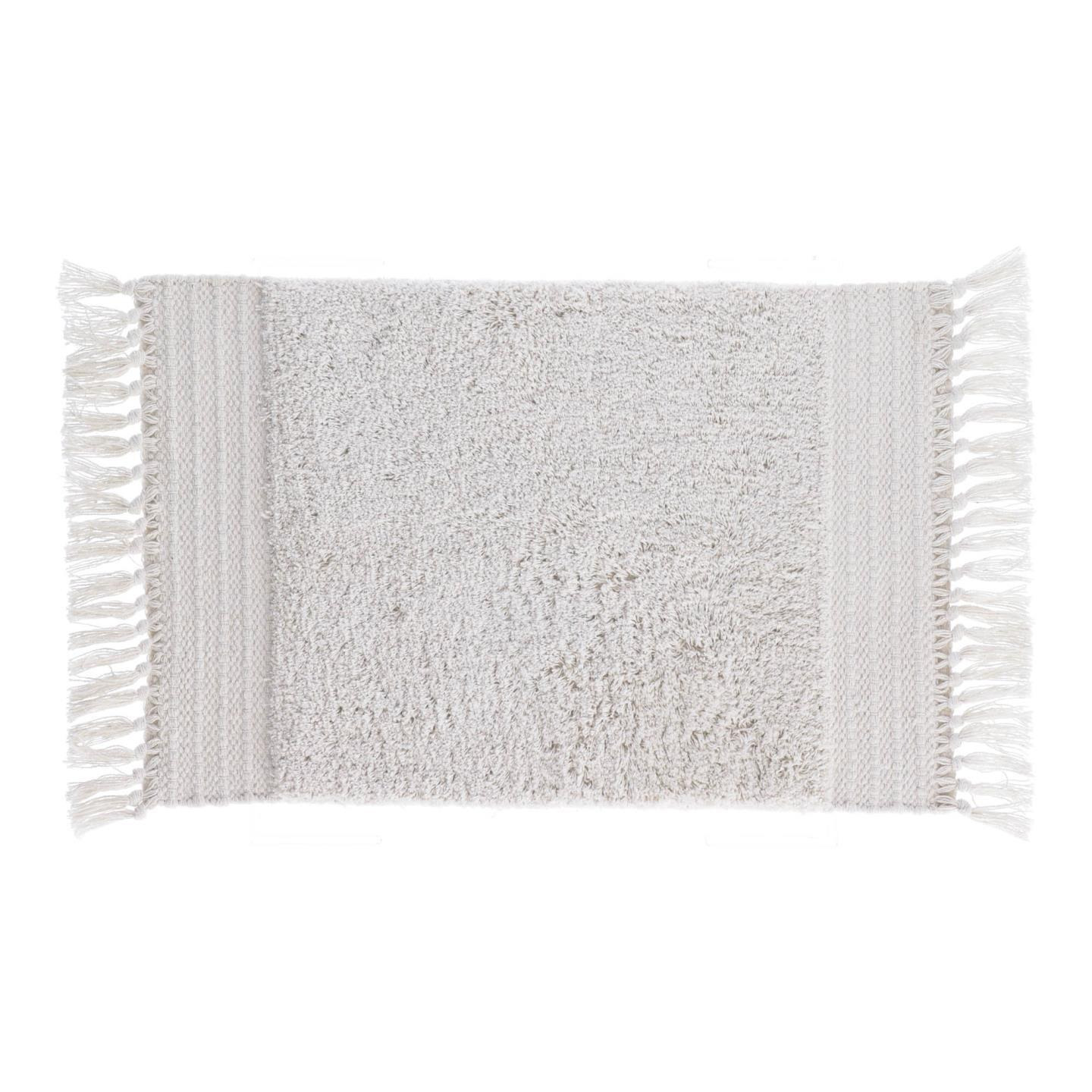 Nilce white bath mat 40 x 60 cm by Kave Home | ufurnish.com