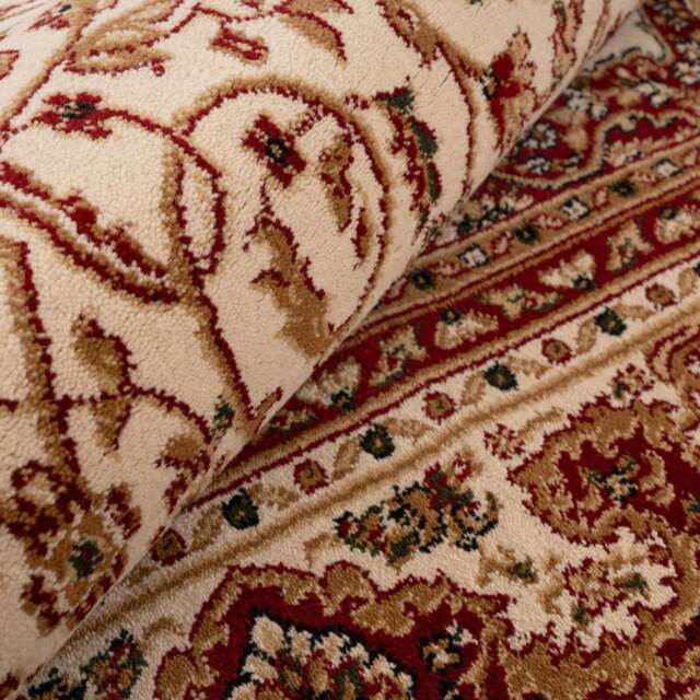 Traditional Regal Red Runner Rug - Navan - Jasmine - 60cm x 240cm ...