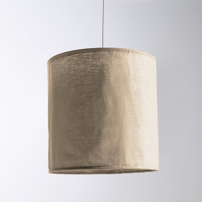 Thad 30cm Diameter Textured Linen Ceiling Lampshade by La Redoute ...
