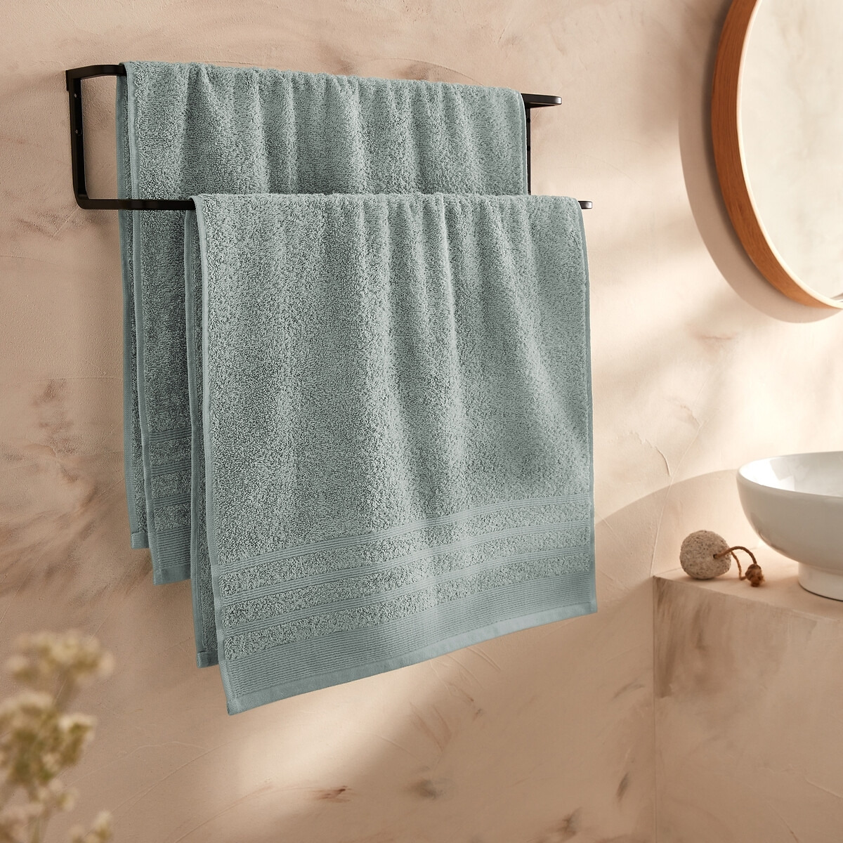Set of 2 Terry Cotton Hand Towels 600 g/m² by La Redoute | ufurnish.com
