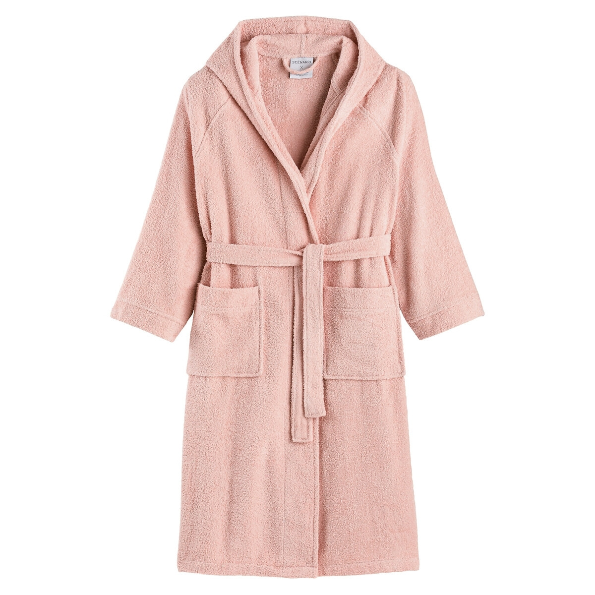 Scenario 100% Cotton Towelling Hooded Bathrobe by La Redoute | ufurnish.com