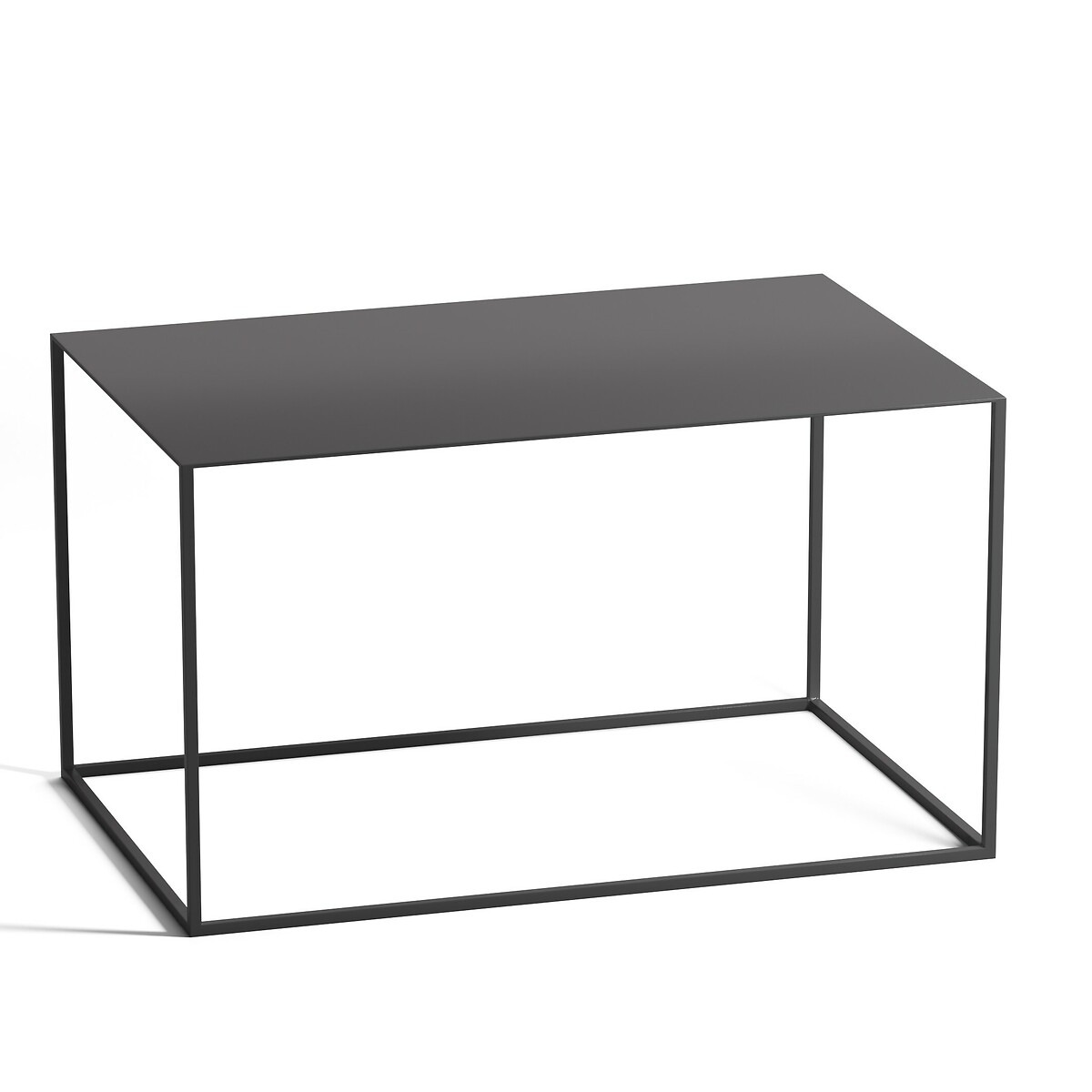 Romy Rectangular Metal Side Table by La Redoute | ufurnish.com