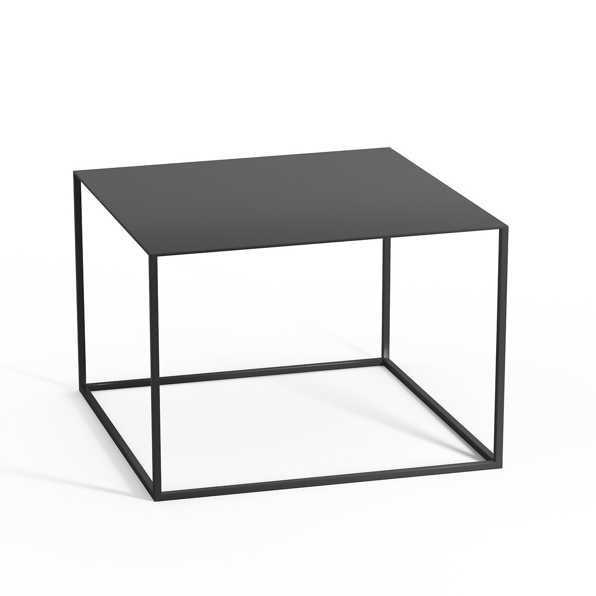 Romy Contemporary Square Metal Side Table by La Redoute | ufurnish.com