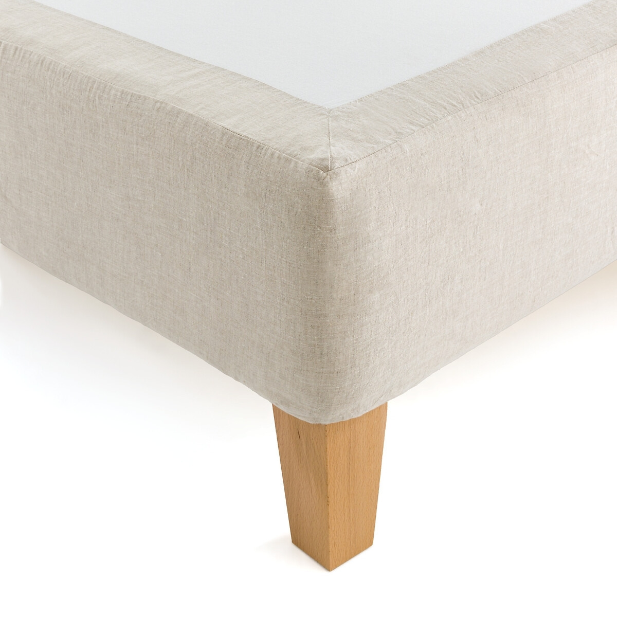 Gram Pure Pre-Washed Linen/Cotton Fitted Valance by La Redoute ...