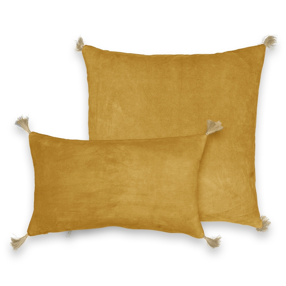 Cacolet Stone Washed Velvet Cushion Cover by La Redoute | ufurnish.com