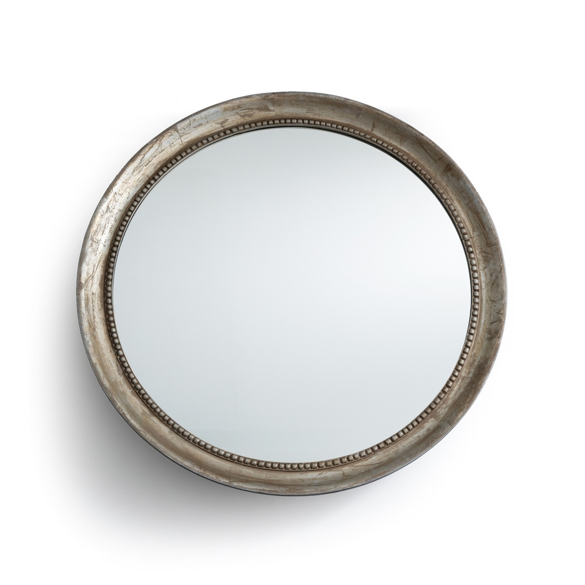 Afsan 100cm Solid Mango Wood Round Mirror by La Redoute | ufurnish.com