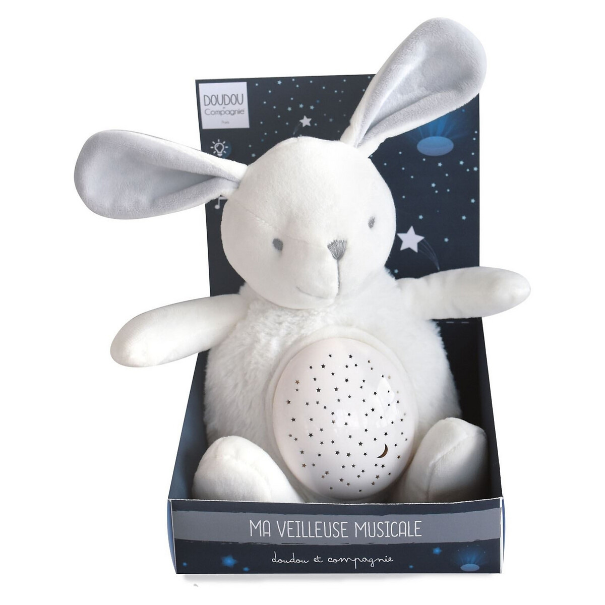 Bunny Musical Night Light - 20cm by La Redoute | ufurnish.com