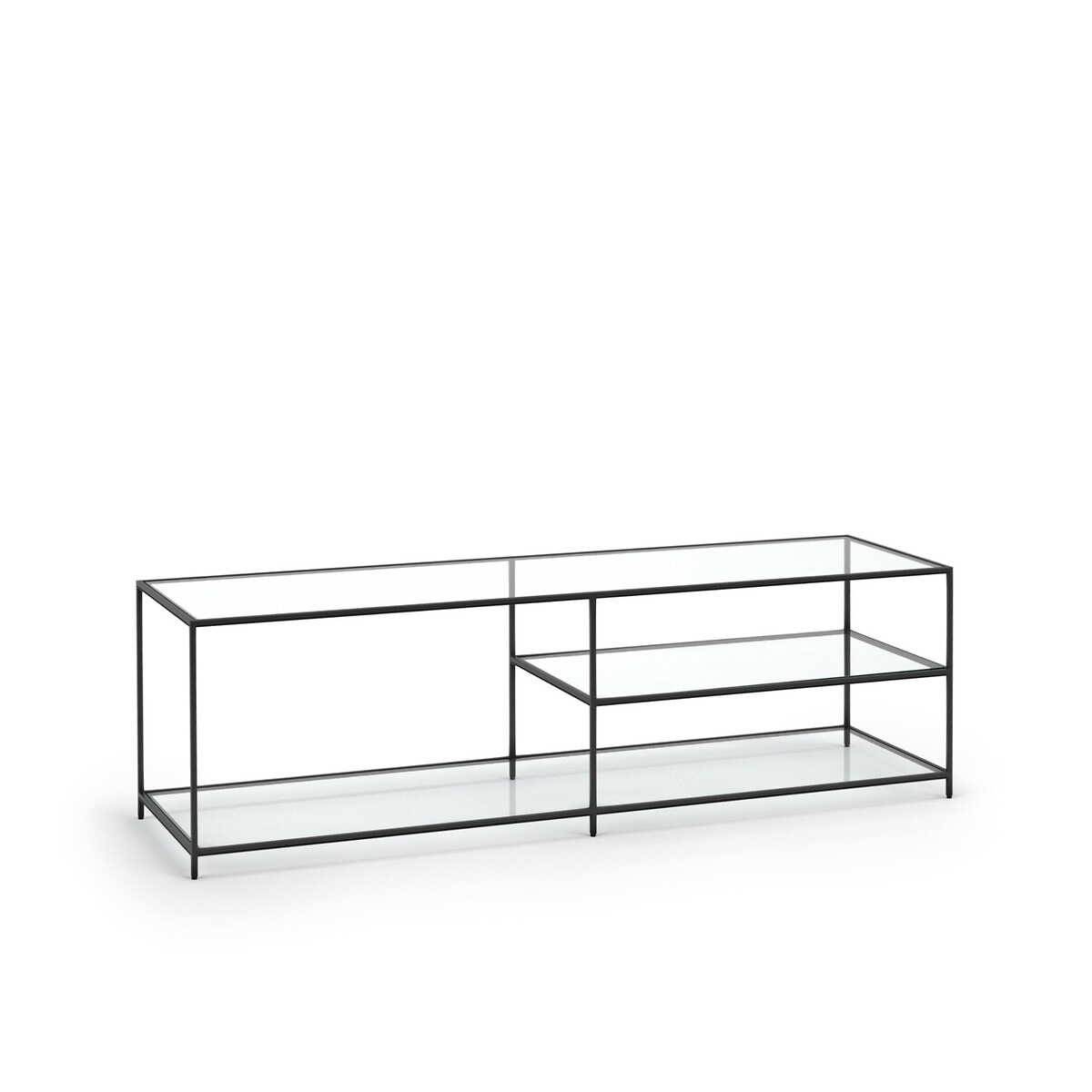Sybil Tempered Glass TV Unit by La Redoute | ufurnish.com