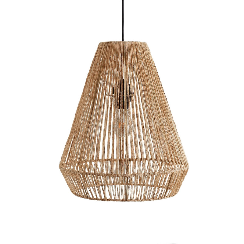 Yaku 35cm Diameter Hemp Ceiling Light by La Redoute | ufurnish.com