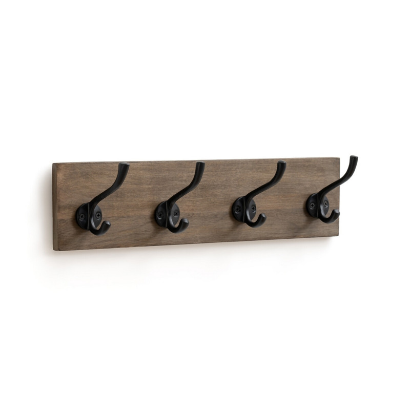 Laka Mango Coat Rack with 4 Double Hooks by La Redoute | ufurnish.com