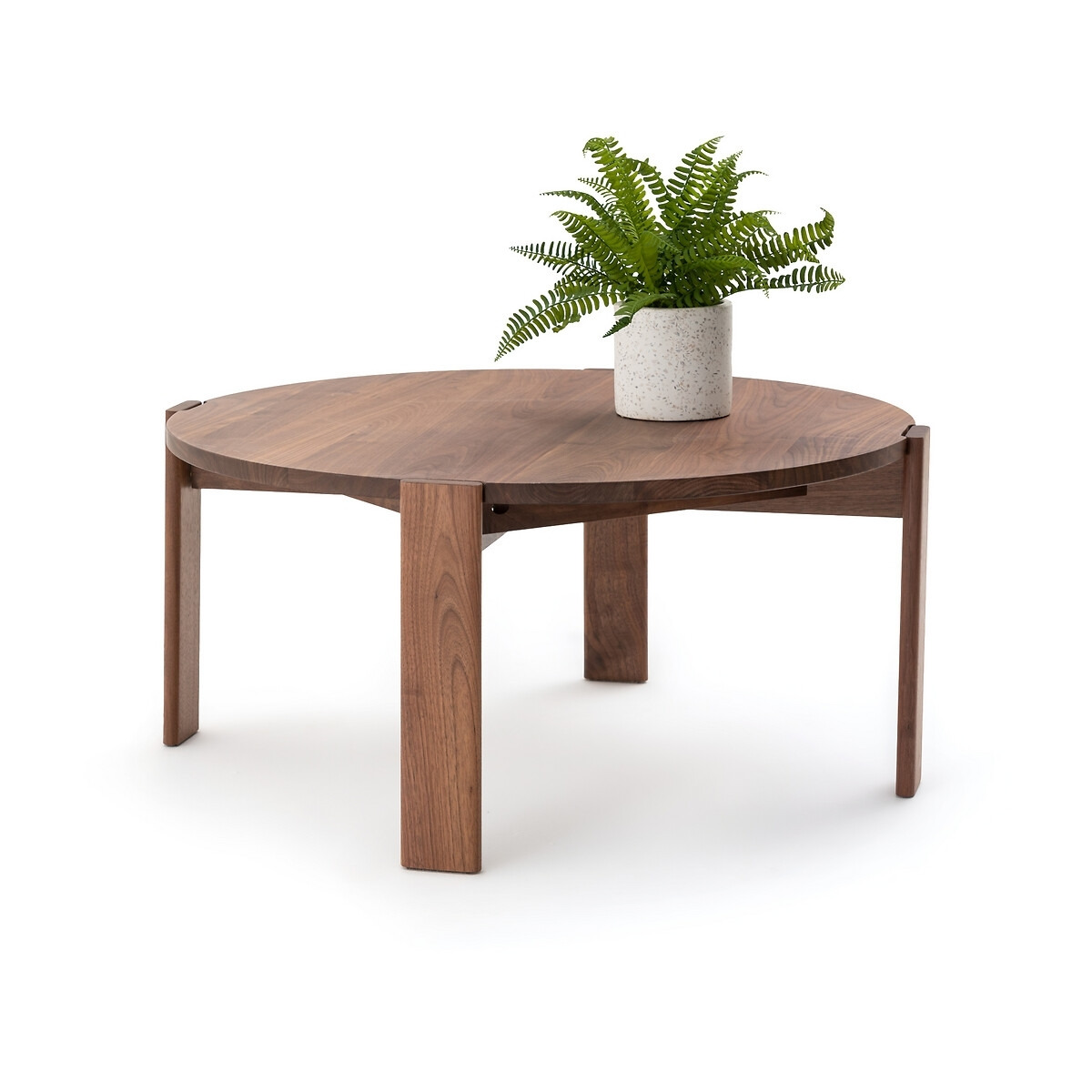 Pokhara Solid Walnut Coffee Table by La Redoute | ufurnish.com