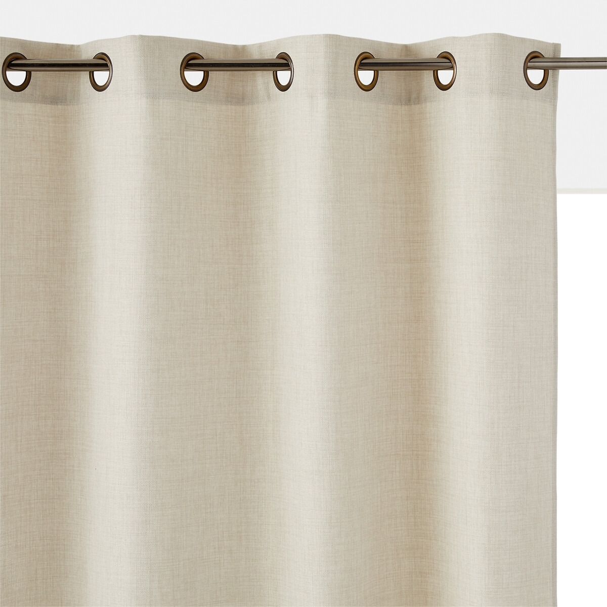 Exuron Marl Effect Eyelet Curtain by La Redoute | ufurnish.com