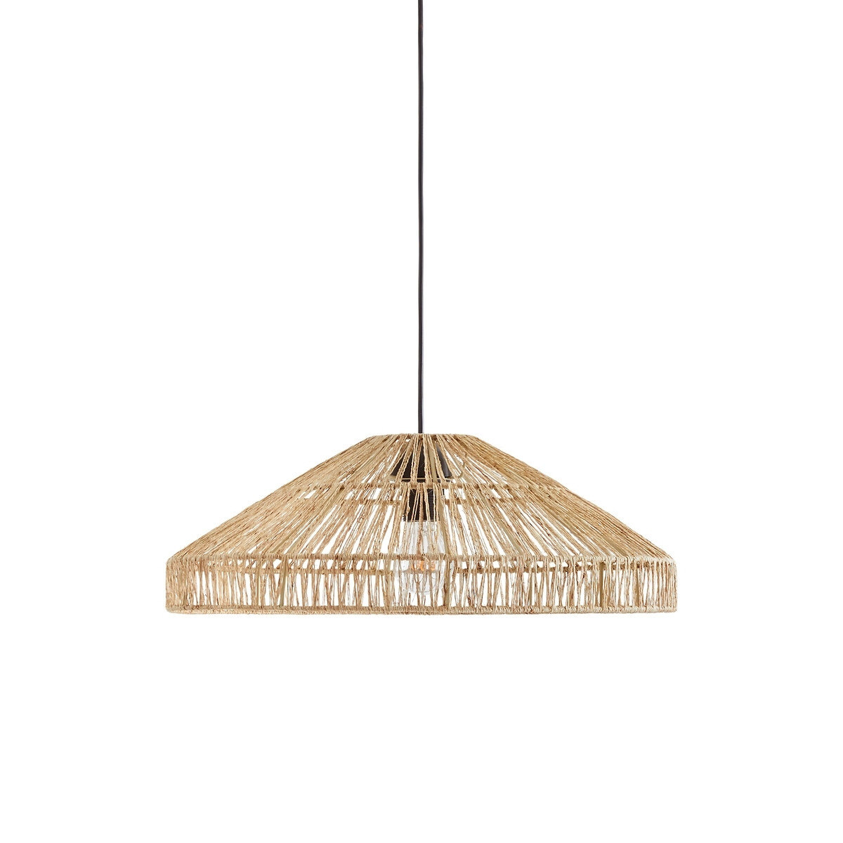 Yaku 50cm Diameter Hemp Ceiling Light by La Redoute | ufurnish.com