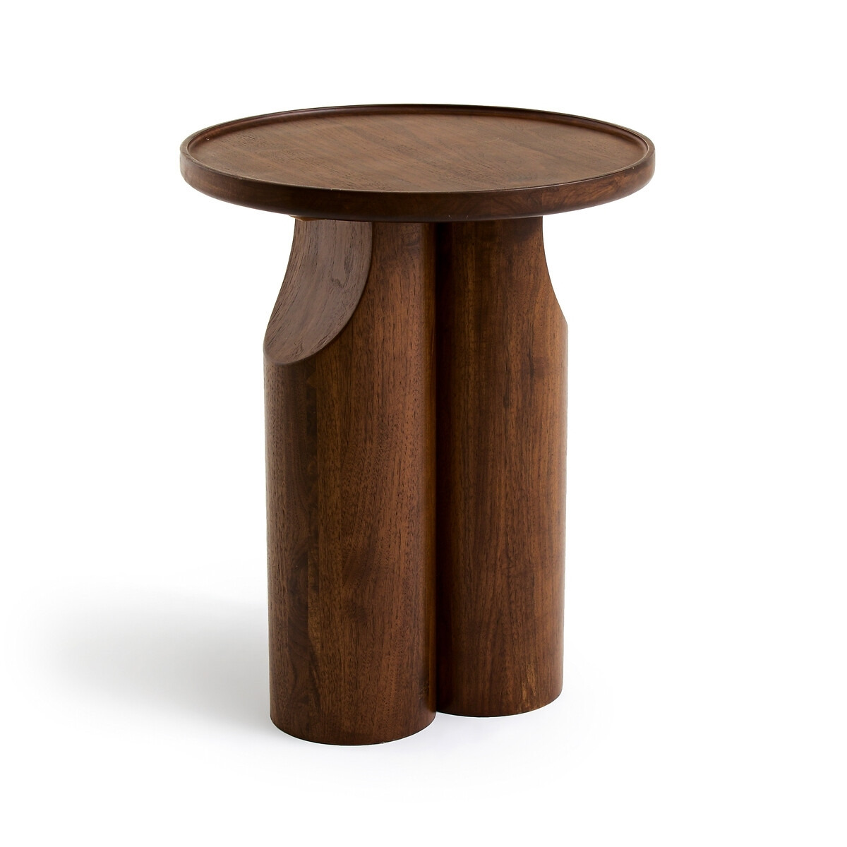 Stigido Solid Walnut Side Table by La Redoute | ufurnish.com
