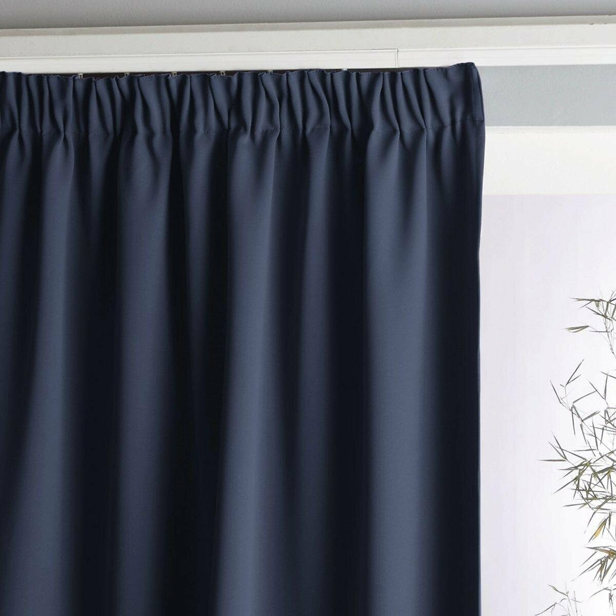 Voda Blackout Radiator Curtain with Pleating by La Redoute | ufurnish.com