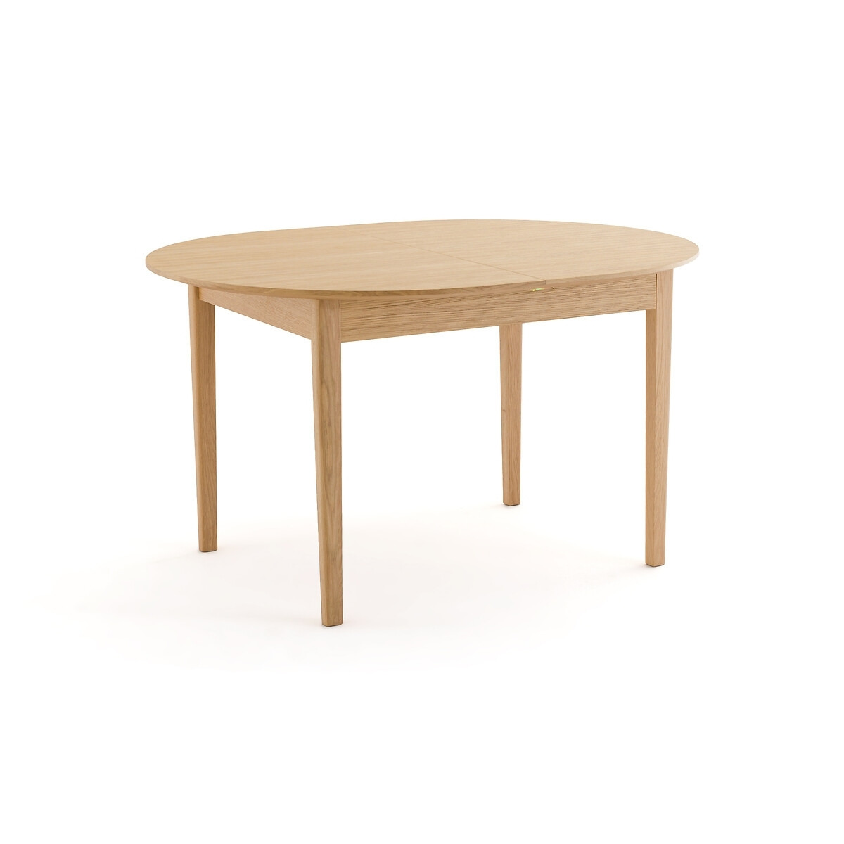 Wapong Extendable Oak Veneer Round Dining Table (Seats 4-6) by La Redoute | ufurnish.com