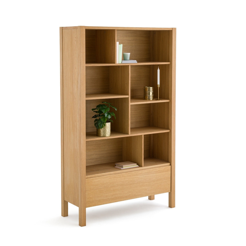 Adelita Oak Veneer Bookcase by La Redoute | ufurnish.com