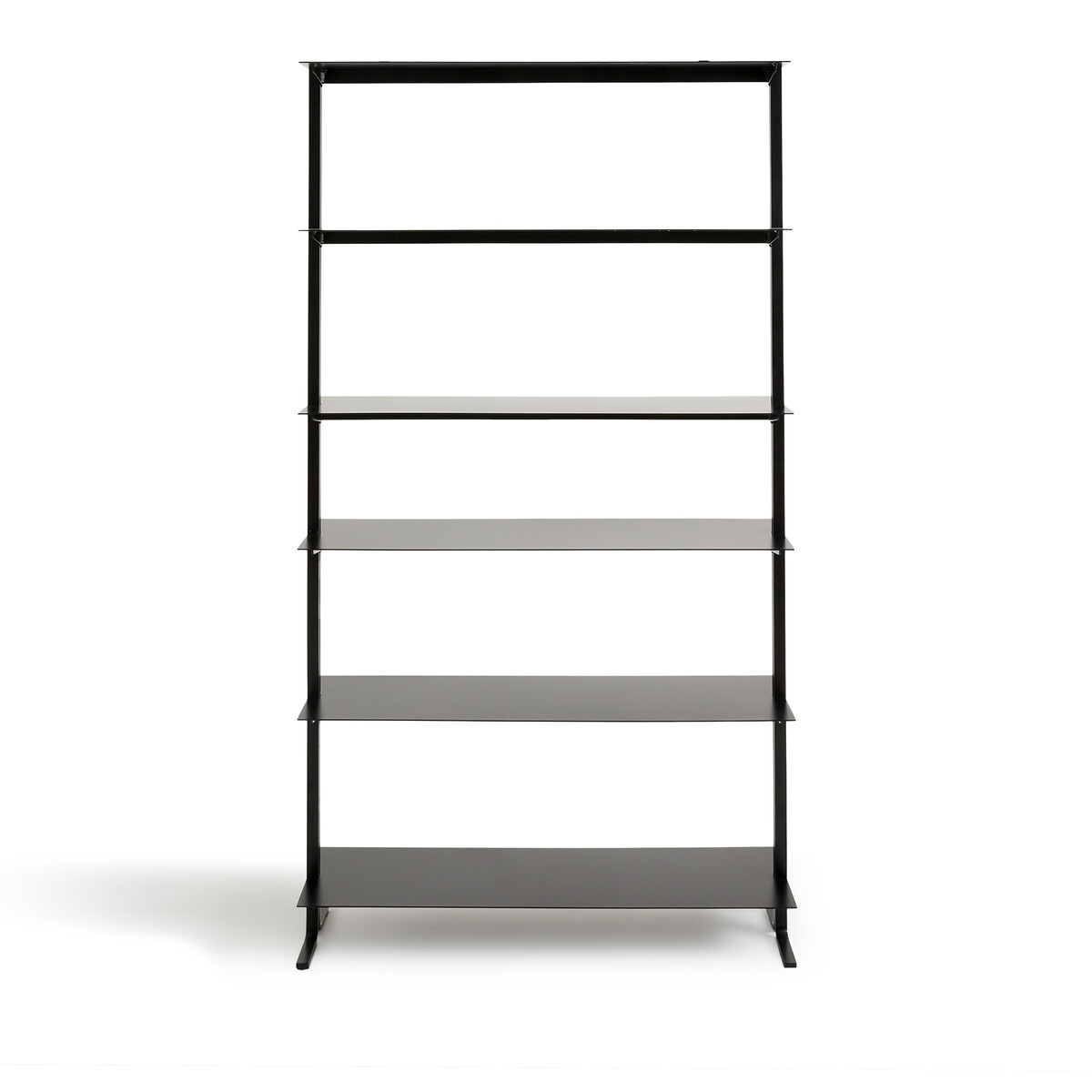 Livel 100cm Black Metal Bookcase by La Redoute | ufurnish.com
